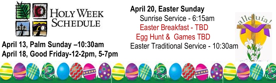 Holy Week Schedule 2025 | Sacramento Japanese United Methodist Church ...