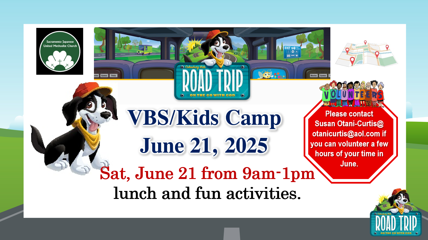 VBS Kids Camp June 21 2025 | Sacramento Japanese United Methodist ...